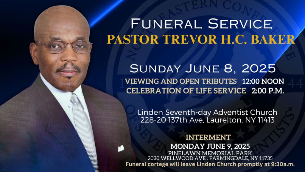 WATCH Funeral Service for Pastor Trevor H. C. Baker - Northeastern ...